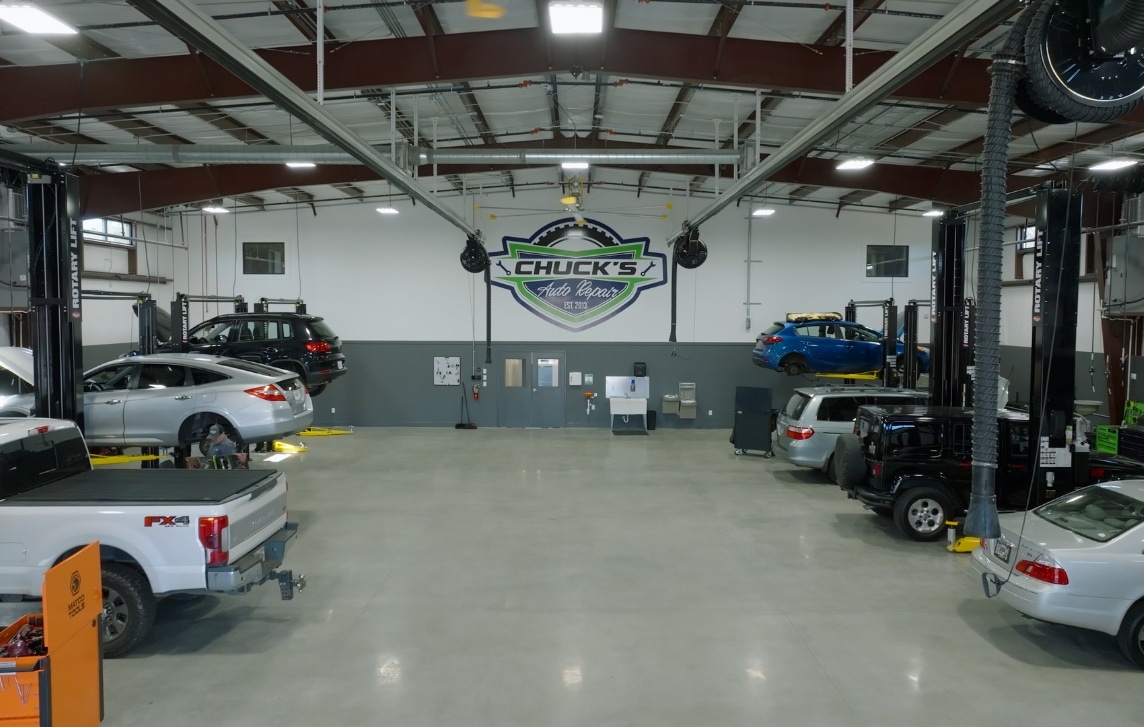 Chuck's Auto Repair Expansion - Magnum Contracting